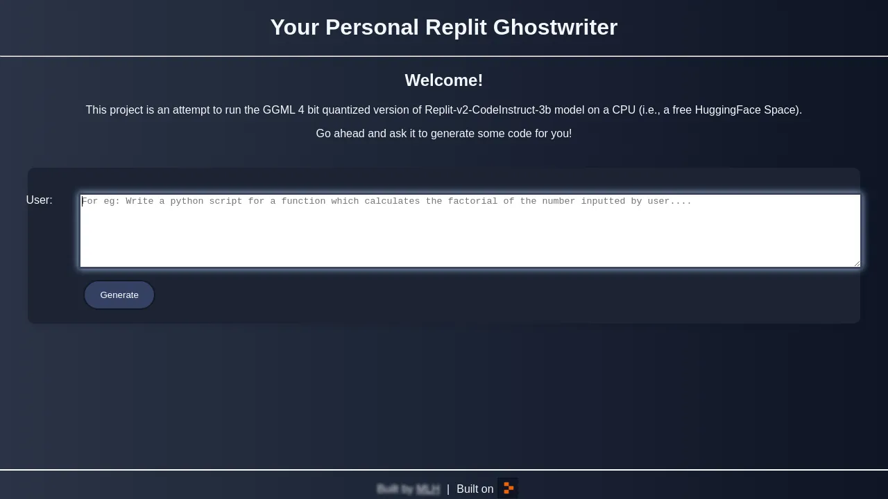 Personal Replit Ghostwriter - BestofAI Personal Replit Ghostwriter - BestofAI